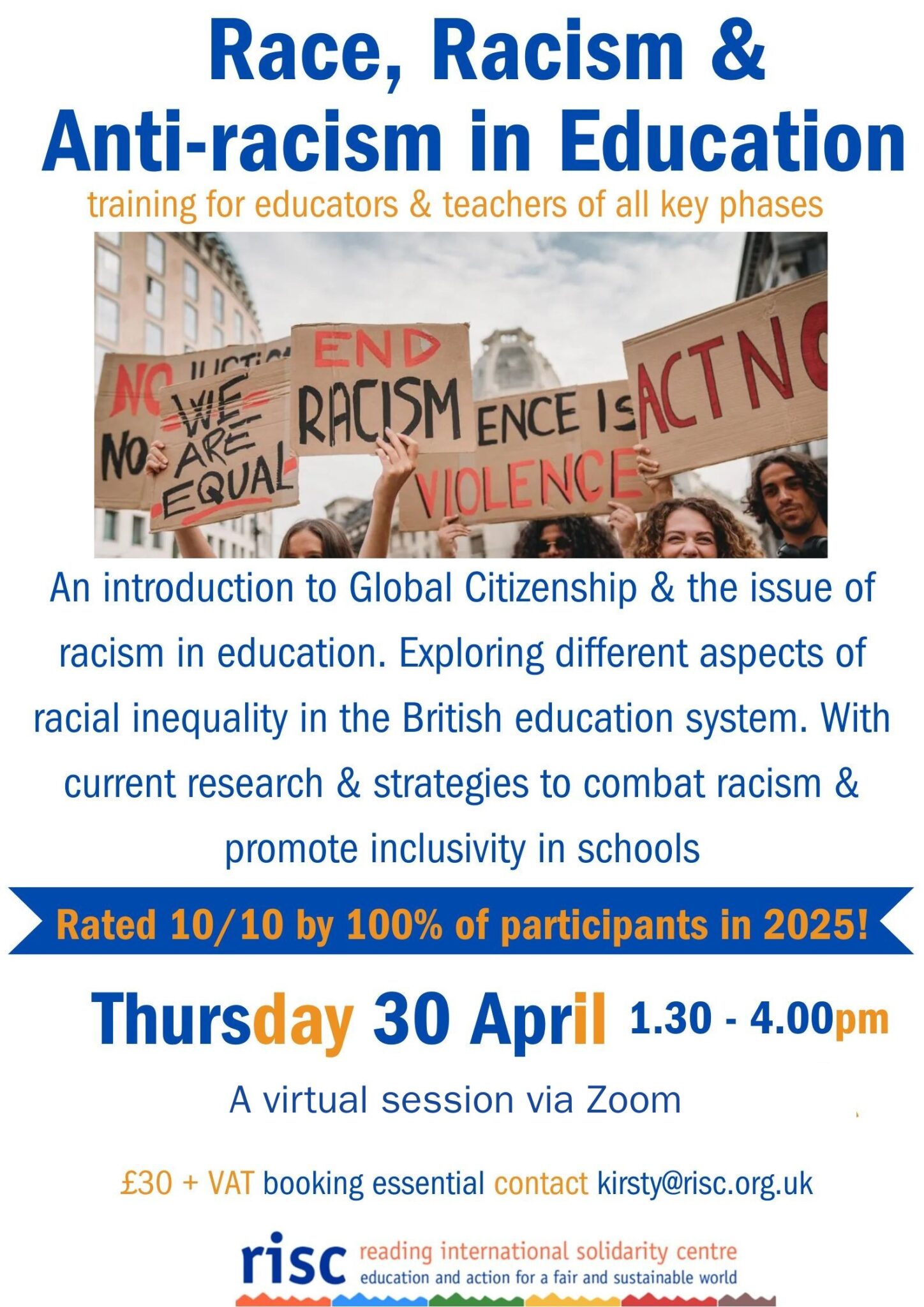 Race, Racism and Anti-racism in Education - risc